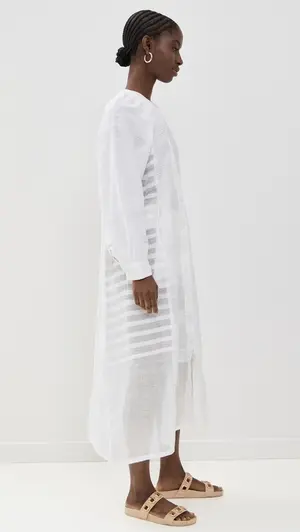LEMLEM Makeda Button-up Maxi Dress