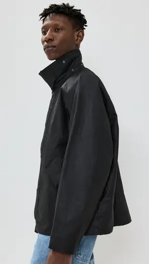 Barbour Transport Wax Jacket - Black