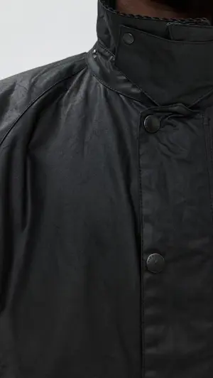 Barbour Transport Wax Jacket - Black