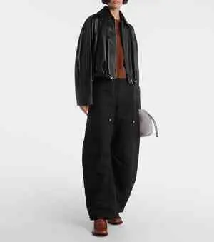Loewe High-rise Wide-leg Jeans
