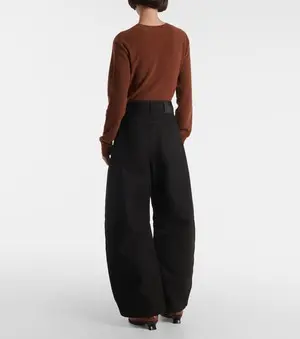 Loewe High-rise Wide-leg Jeans