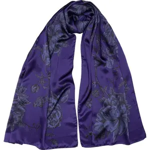 ELIZABETTA Isabellasilk Scarf/shawl For - Indigo