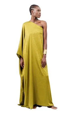 DIARRABLU Satu Maxi Dress - Ayel Olive
