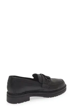 Naot Fremont Platform Loafer - Black Leather