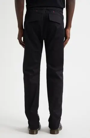 JKEEFER Marginal Moto Stretch Cotton Gabardine Pants