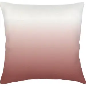 Anaya Ombre Euro Linen Pillow With Down Alternative Insert - Terracotta
