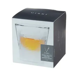 VISKI Glacier Double Walled Chilling Whiskey Glass