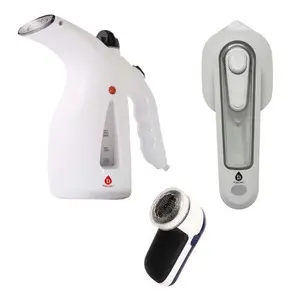 PURSONIC Travel Ready Fabric Care Trio Steamer, Mini Iron - White