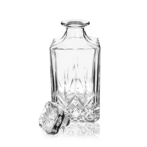 VISKI Admiral Crystal Liquor Decanter - Clear