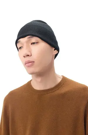 Gobi Cashmere Cashmere Rib Knit Beanie