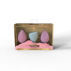PURSONIC 3-pack Multi-shape Makeup Sponges - Multicolor