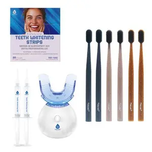 PURSONIC Led Teeth Whitening Set & Whitening Strips - Multicolor
