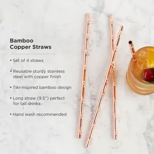 VISKI Pacific Wood Straws