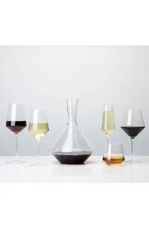 VISKI Raye Crystal Angled Champagne Flutes Set Of 2