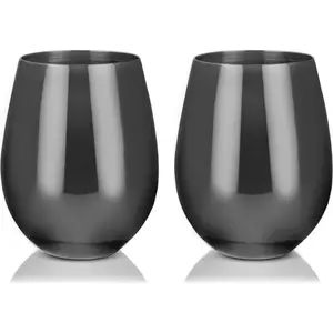 VISKI Stemless Wine Glasses Set Of 2 - Warren