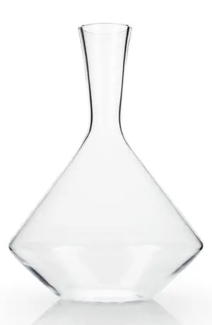 VISKI Raye Crystal Angled Wine Decanter - Clear