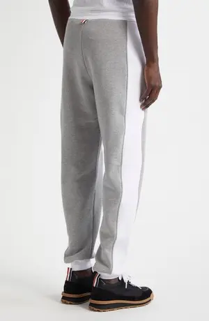 Thom Browne 4-bar French Terry Joggers - Light Grey