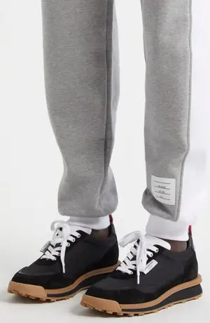 Thom Browne 4-bar French Terry Joggers - Light Grey