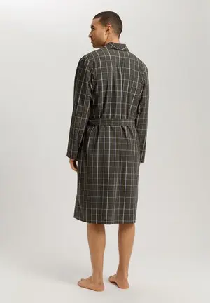 Hanro Night & Day Cotton Shawl Collar Robe