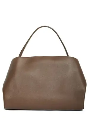 FERRAGAMO Large Hug Bicolor Tote - Clay