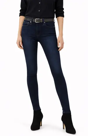 Fidelity Denim Gwen High-rise Skinny Jeans