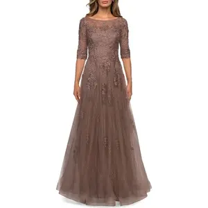 3/4 Sleeve Evening Dresses