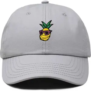 DALIX DALIX Embroidered Dad Cap Gray