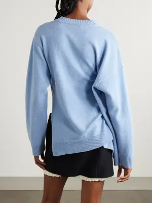 Victoria Beckham Gathered Wool Sweater