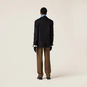 Miu Miu Pinstripe Single-breasted Jacket