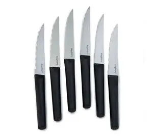 BERGHOFF Dina Matrix 6-pc Stainless Steel Steak Knife Set 4.5 - Silver