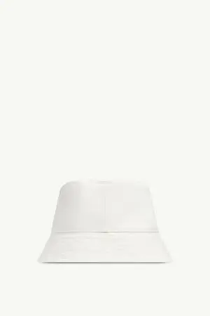 Moncler Cotton-blend Bucket Hat - White
