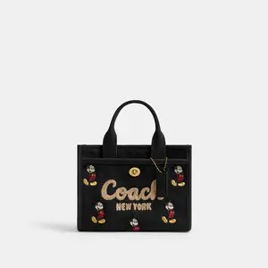 COACH Disney X Cargo Tote Bag 20 - Brass/black Multi