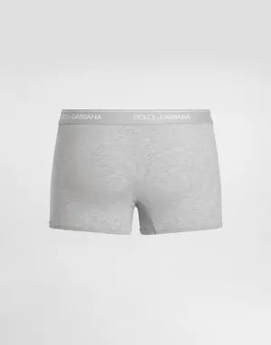 Dolce & Gabbana 3-pack Of Regular-fit Stretch Jersey Boxers - Multicolor