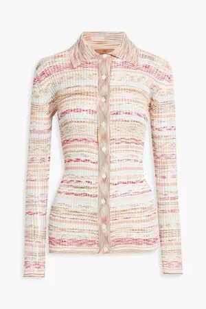 Missoni Spacedyed Pointelle-knit Shirt - Pink