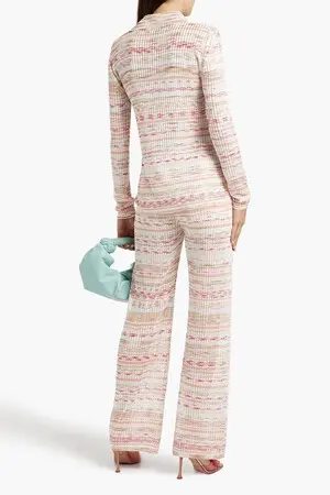 Missoni Spacedyed Pointelle-knit Shirt - Pink