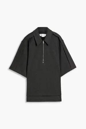 Victoria Beckham Cady Top With Pleated Back