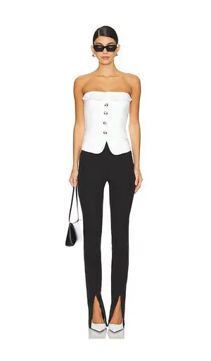 LEJE Tailored Bustier Top