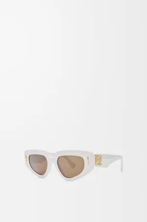 Loewe Butterfly Sunglasses Solid White