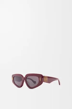 Loewe LOEWE Butterfly Sunglasses Burgundy