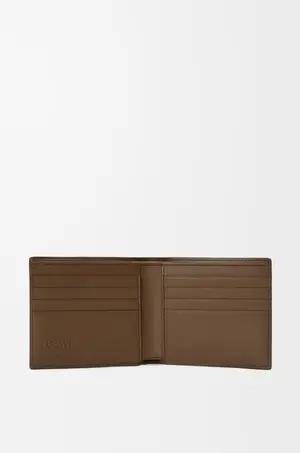 Loewe Bifold Wallet In Deerskin - Tundra
