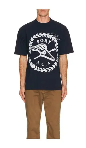 PORT A.C.A Laurel 89 Tee In Blue
