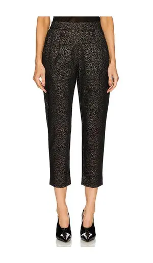 Women's Gold Black Pants