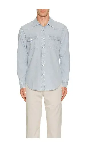 Rails Roy Button Down Shirt In Blue