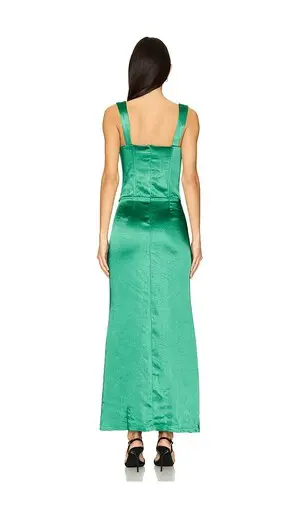 RUNAWAY THE LABEL Oura Maxi Dress - Green