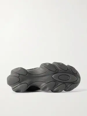 Oakley Flesh Jacquard-knit Slip-on Sneakers - Black
