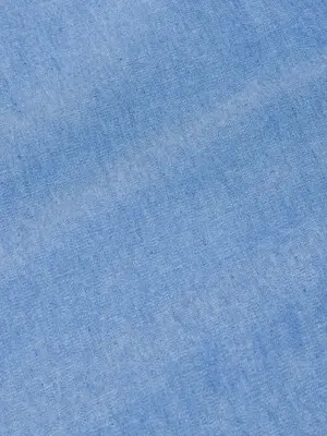 DE PETRILLO Brushed Cotton-chambray Shirt