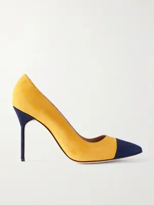 Manolo Blahnik Two Tone Pumps