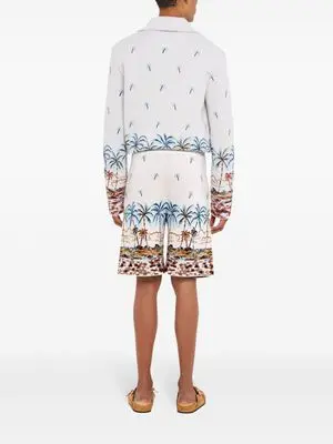 Alanui The Tale Of Hawaiian Shorts - Neutrals
