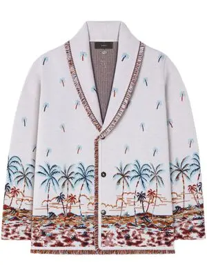Alanui The Tale Of Hawaiian Cardigan - Neutrals