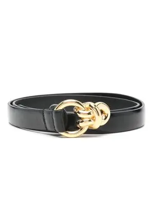 Sandro Triomphe Buckle Belt - Black